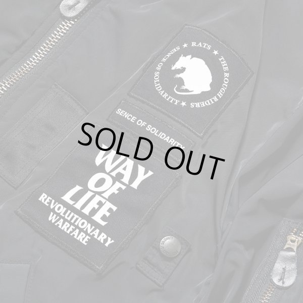 店頭再販分) RATS/MA-1 PATCH BLACK RATS 店頭再販分) RATS/MA-1 PATCH BLACK RATS